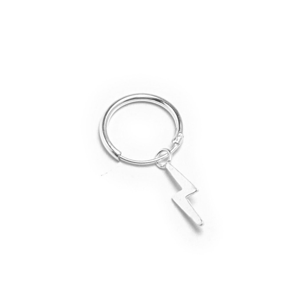 Aro Argolla Rayo Plata 925 - Solitario - Joyas GABENA