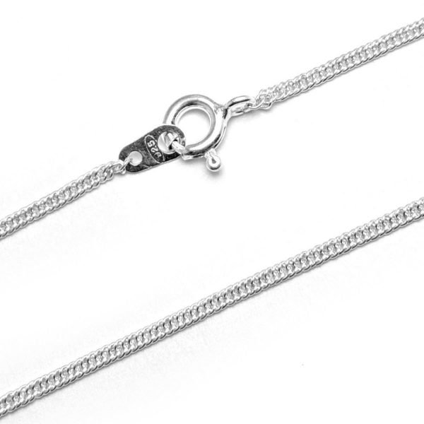 Cadena Grumet 40cm 1,5mm Plata 925 - Joyas GABENA