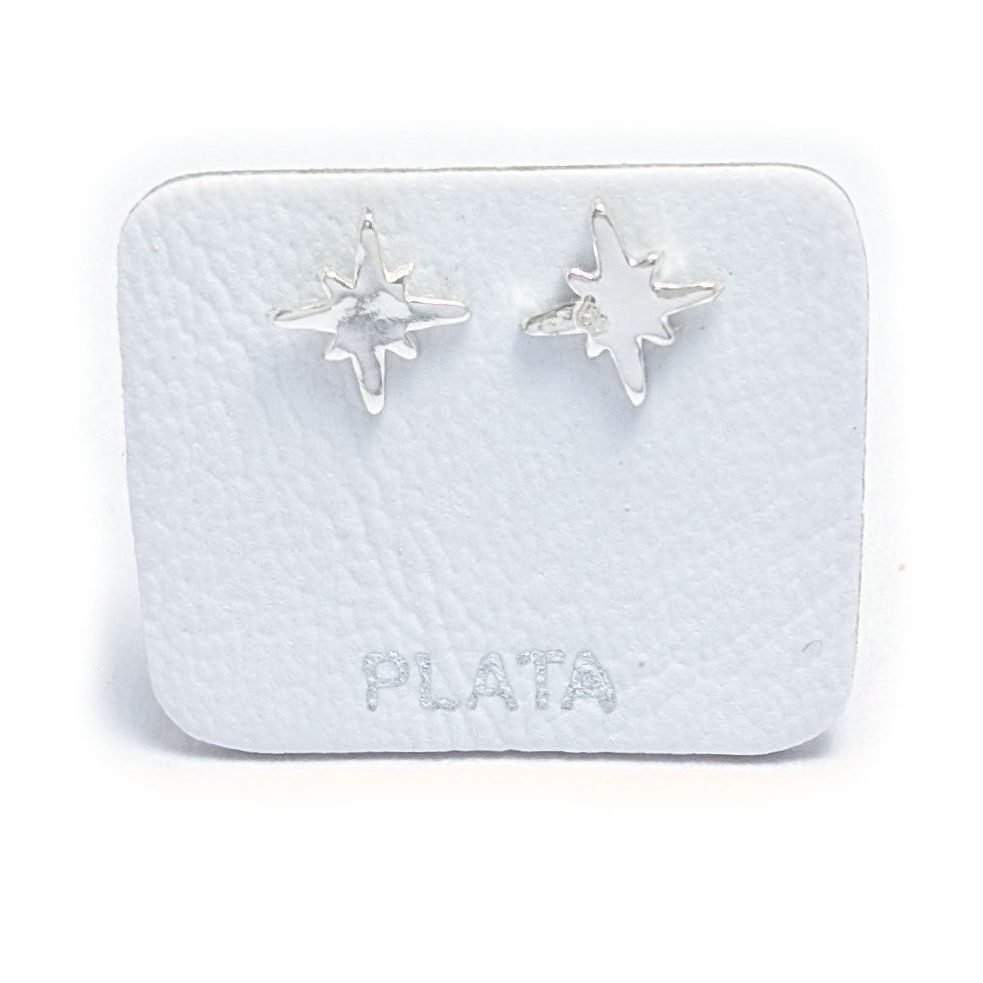 Aros Destello Plata 925 - Pasantes - Joyas GABENA - Cuotas sin interés