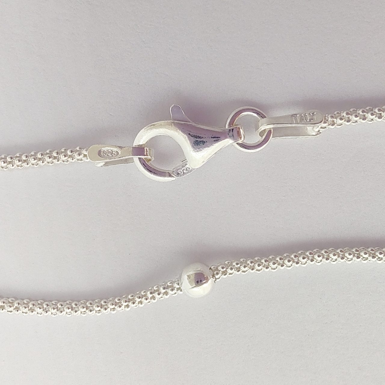 Pulsera Coreana Con Bolitas Plata 925 - Joyas GABENA