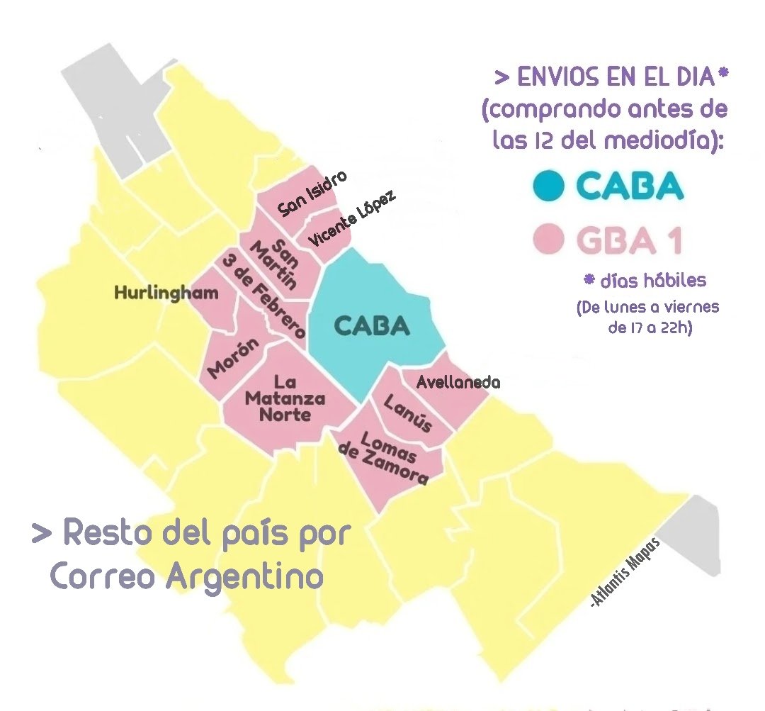 ENVIOS Y RETIRO - Joyas GABENA -Argentina - Envíos en el día*