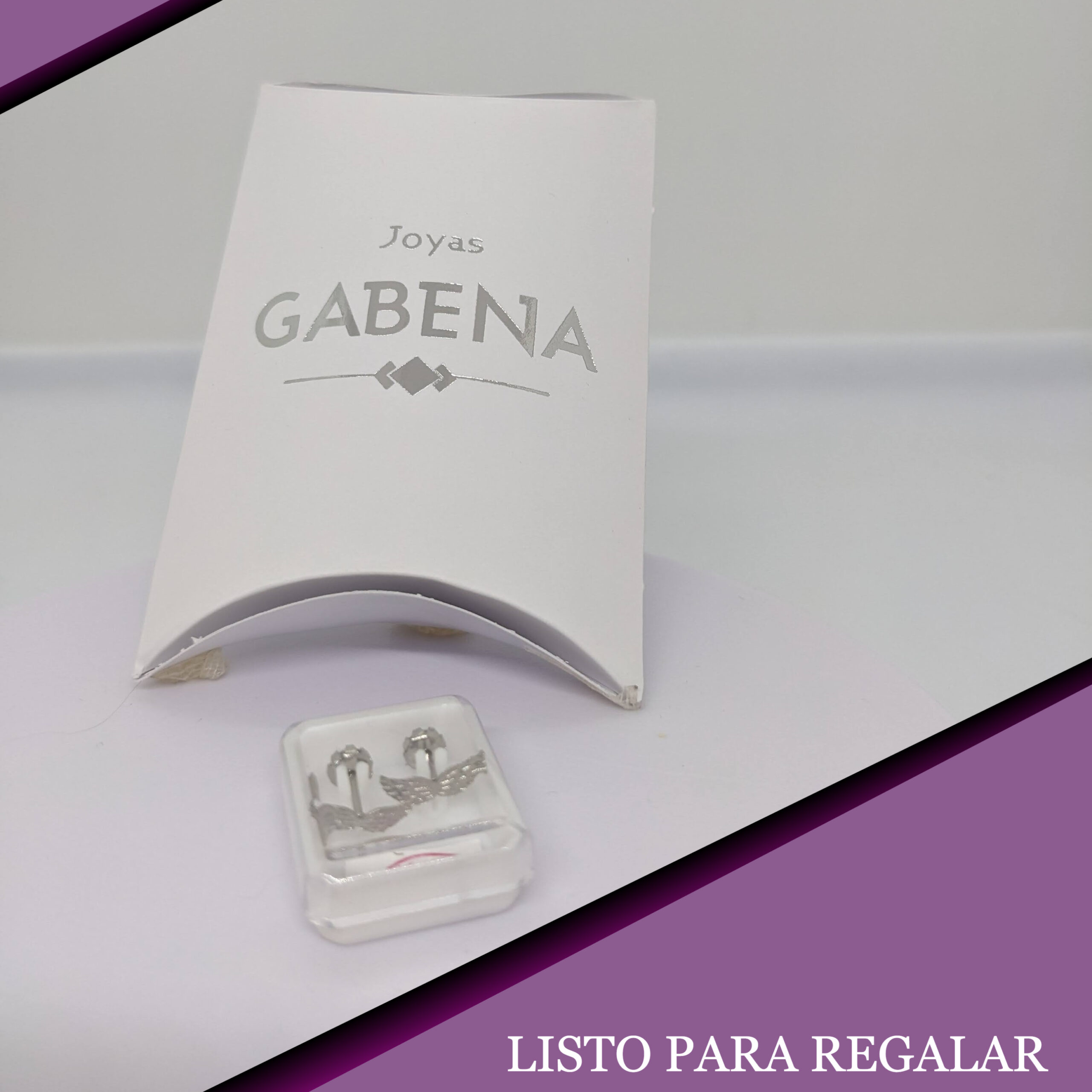 Aros Abridores Alas Acero Quirúrgico - Joyas GABENA